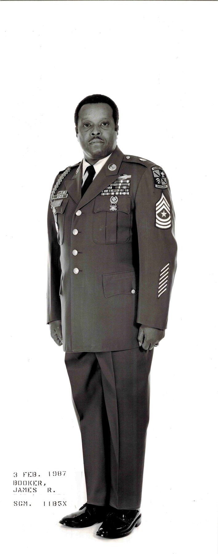 Sergeant Major James Booker