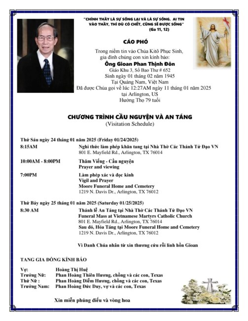 Don Phan Obituary - Arlington, TX