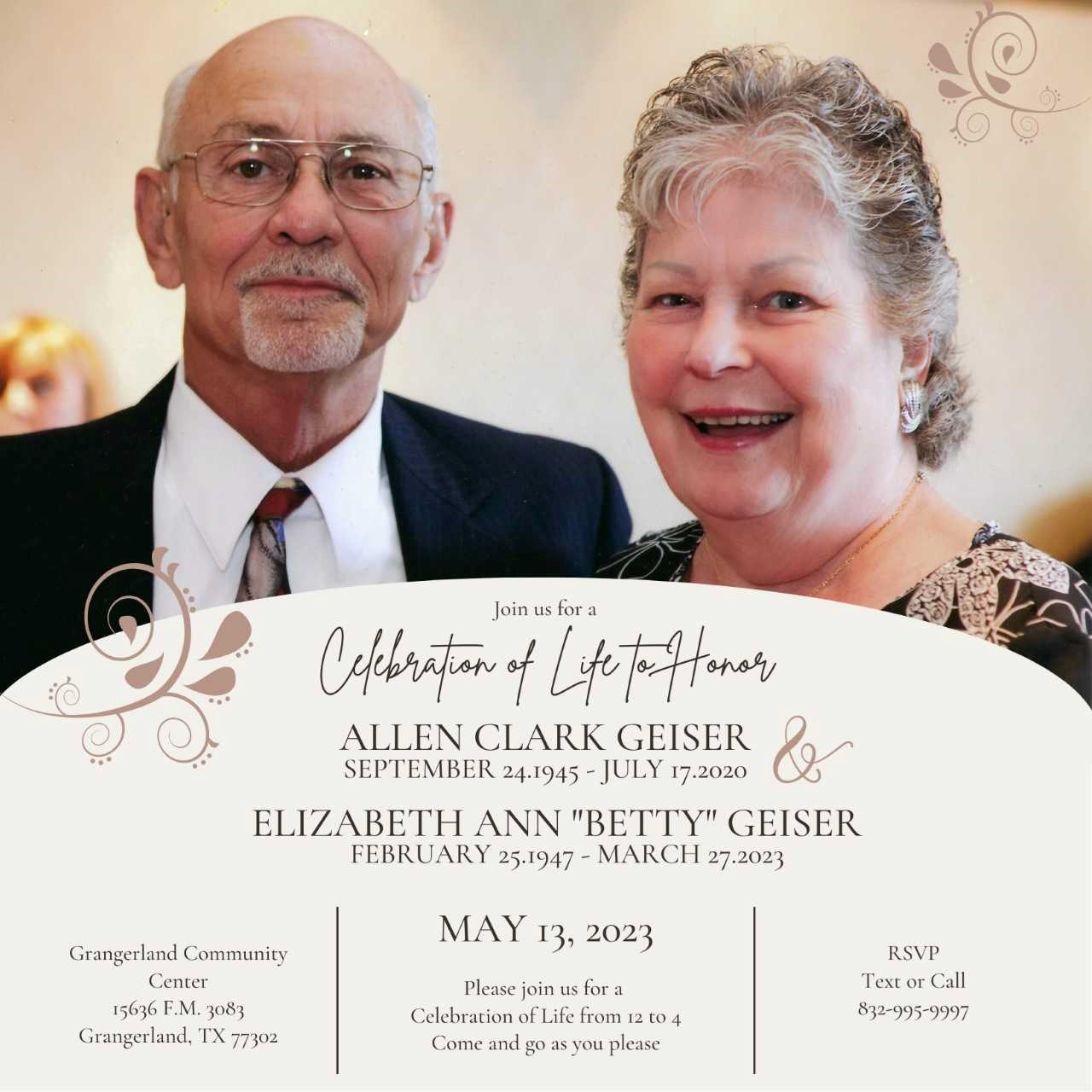 Elizabeth Ann Geiser Obituary - Houston, TX