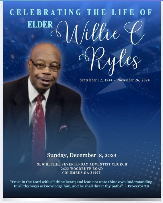 Willie Ryles Obituary - Columbus, GA