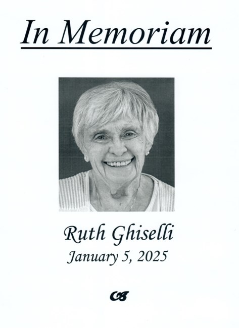 Ruth Ghiselli Obituary - Medford, OR