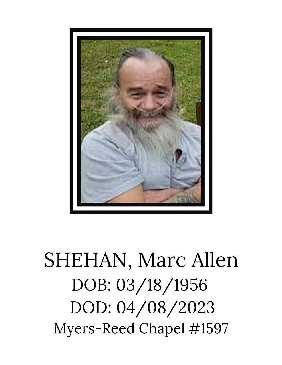 Marc Shehan Obituary - Columbus, IN