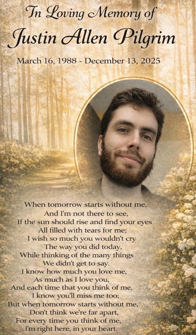 Justin Pilgrim avis de décès - Toronto, ON