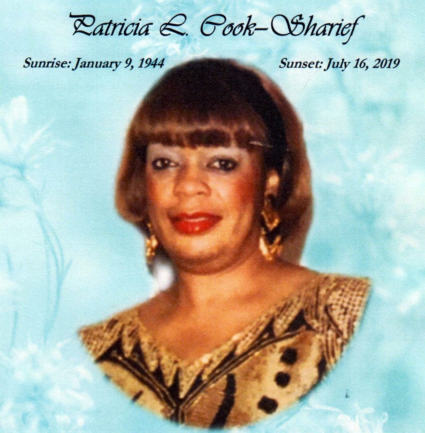 Patricia Cook-Sharief Obituary - Indianapolis, IN