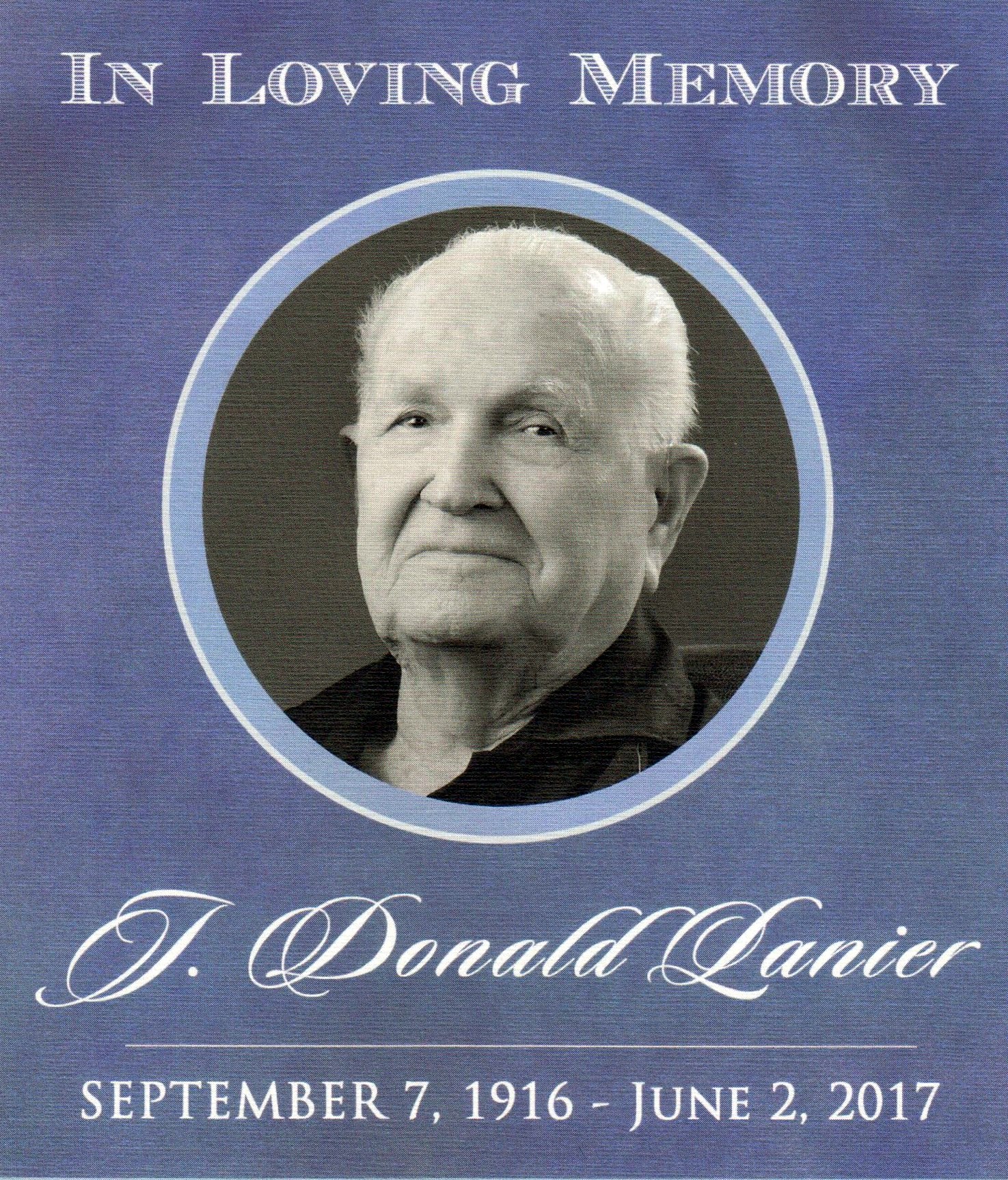 Joseph Donald Lanier Obituary - North Charleston, SC