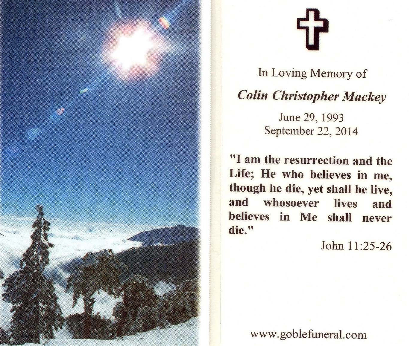 Colin Mackey Obituary - Sparta, NJ