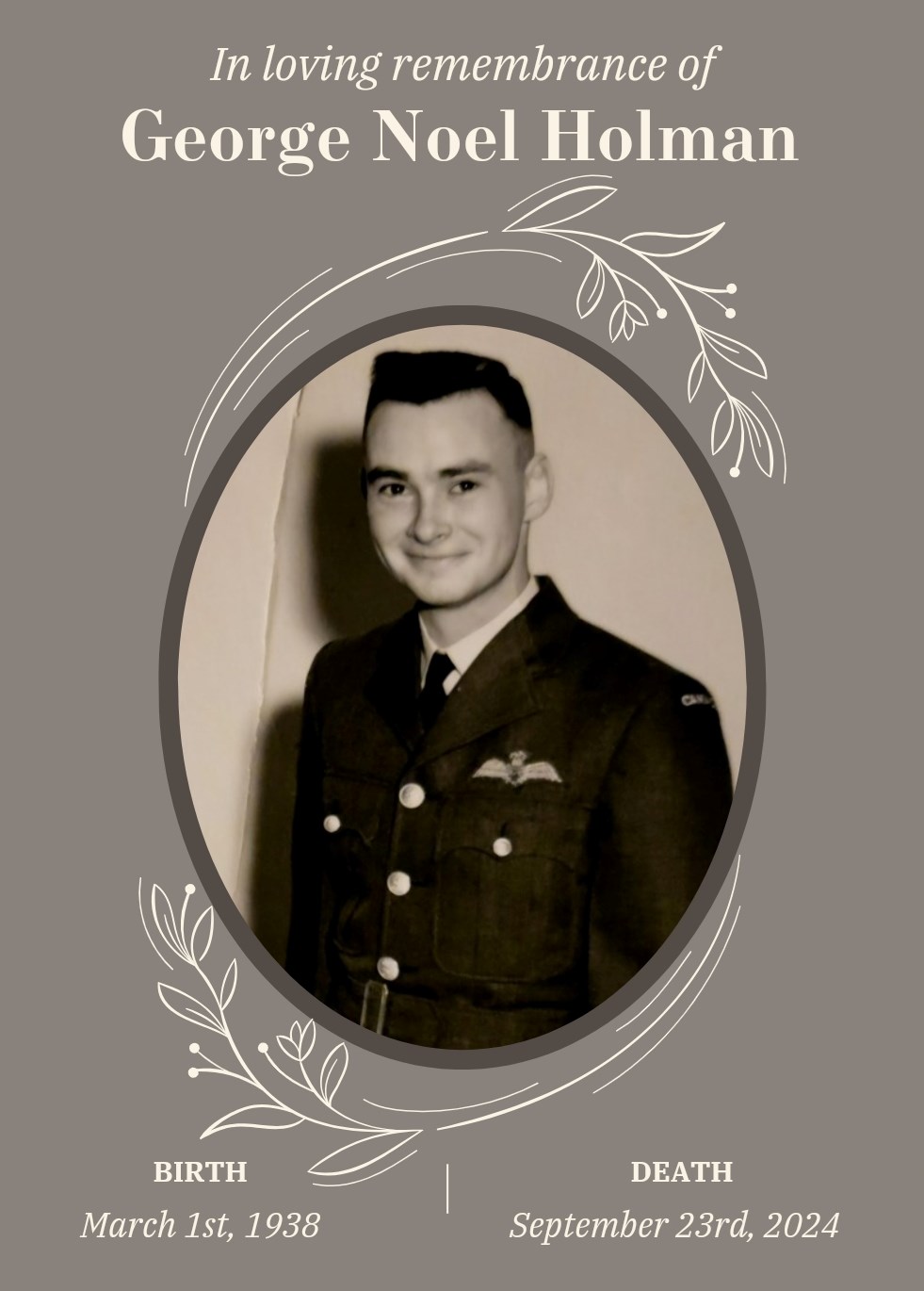 George Holman Obituary - Assiniboia, SK