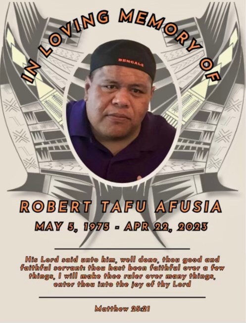 Robert Tafu Afusia Obituary - Long Beach, CA